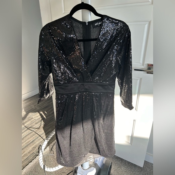 Wet Seal | Dresses | Black Sequin Dress From Wet Seal | Poshmark